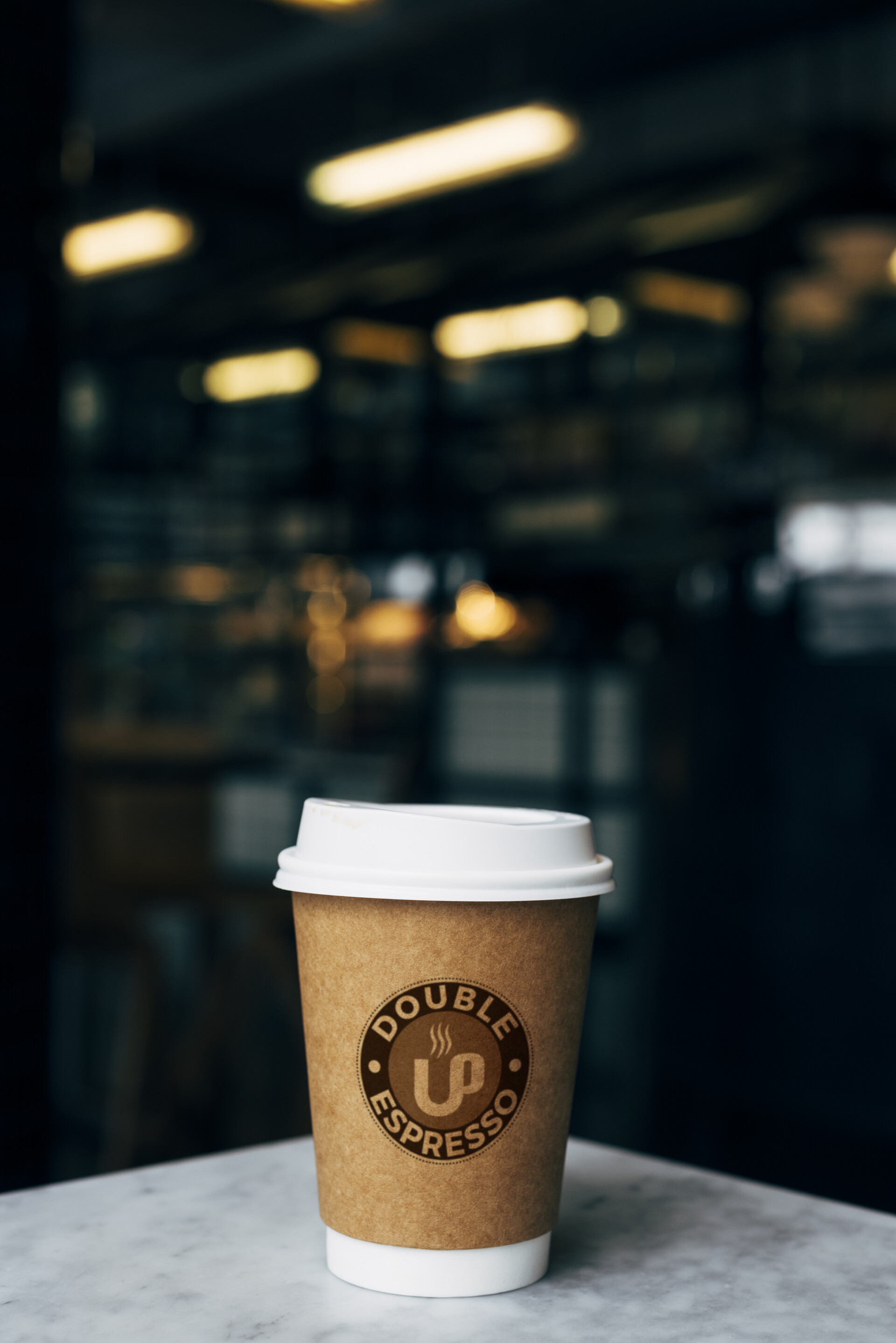 ArtStation - Logo Design for Double Up Espresso