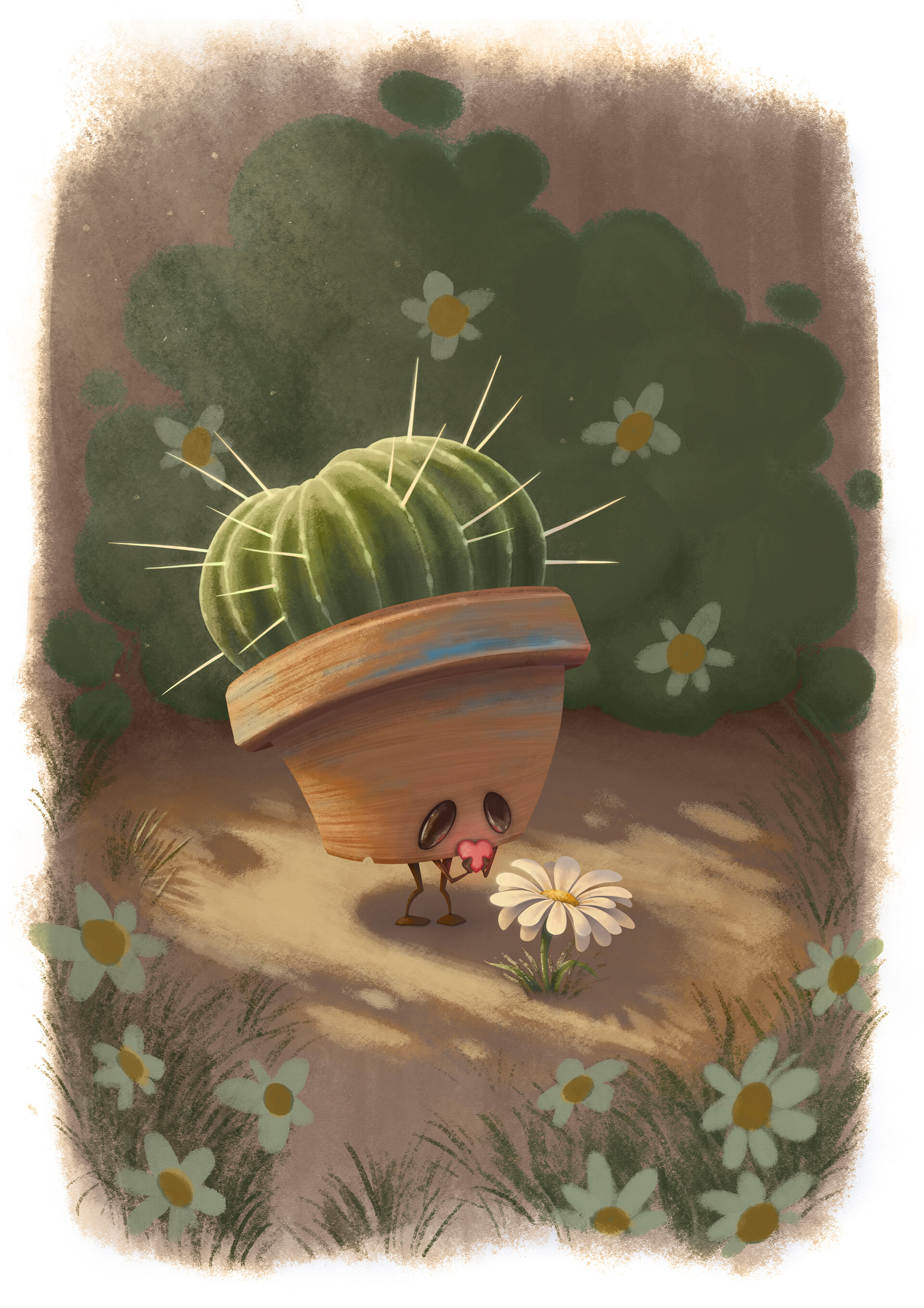 ArtStation - Cactus in love
