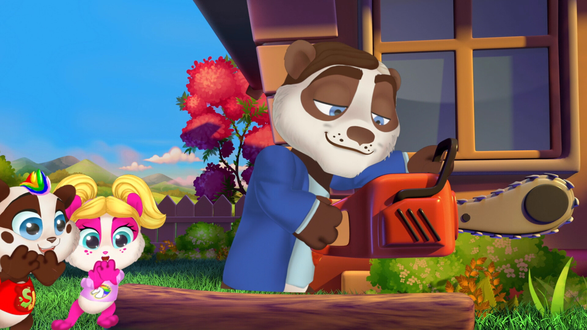 ArtStation - 2.5D-animation. Cool Dad (reupload in better quality) Scene 3