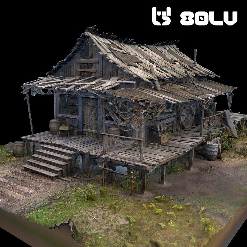 ArtStation - Photogrammetry inside the Red Dead Redemption 2