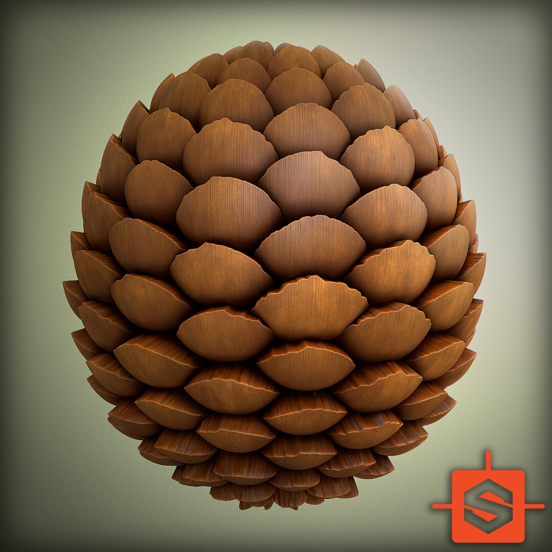 ArtStation - Pinecone Material