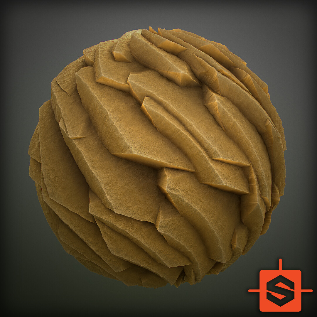 ArtStation - Jagged Rocks Material