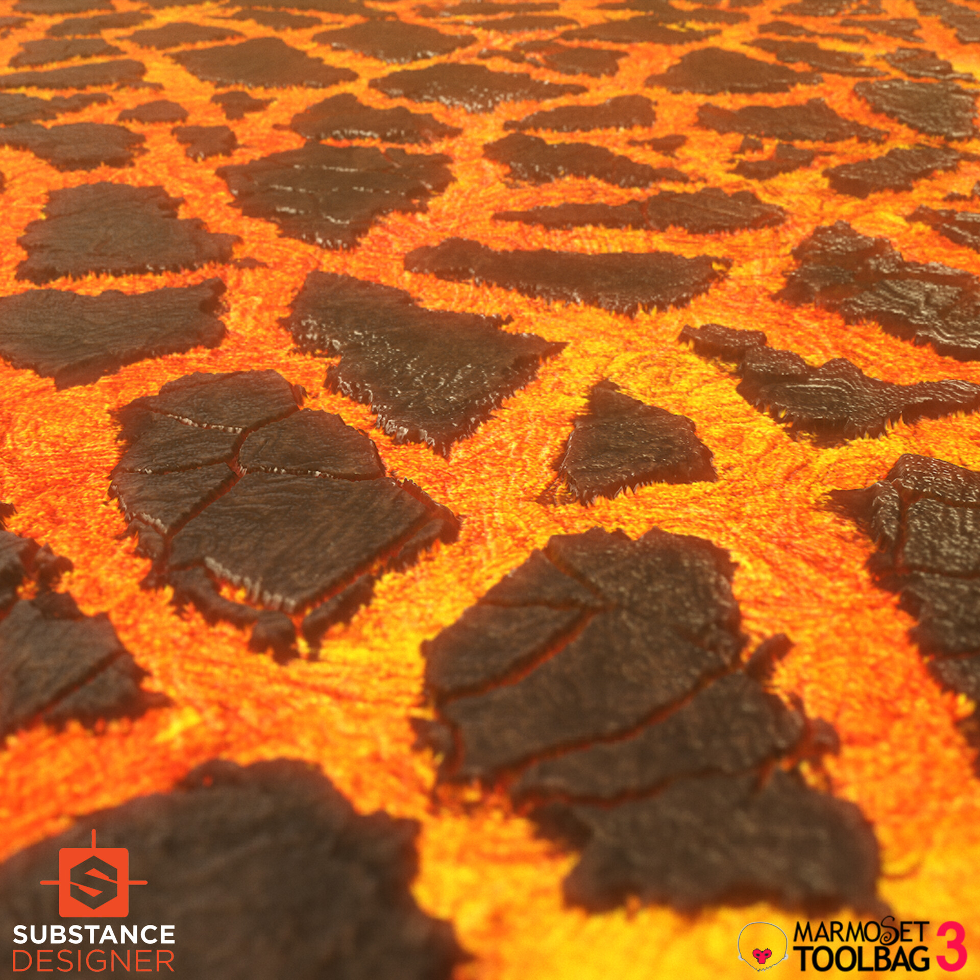 ArtStation - Lava Cracks
