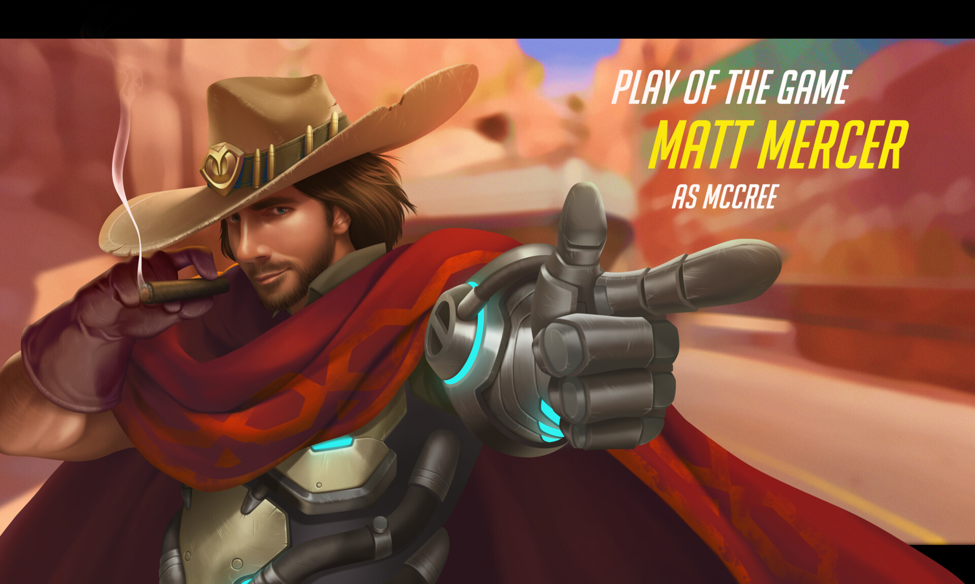 ArtStation - POTG: Matt Mercer as McCree