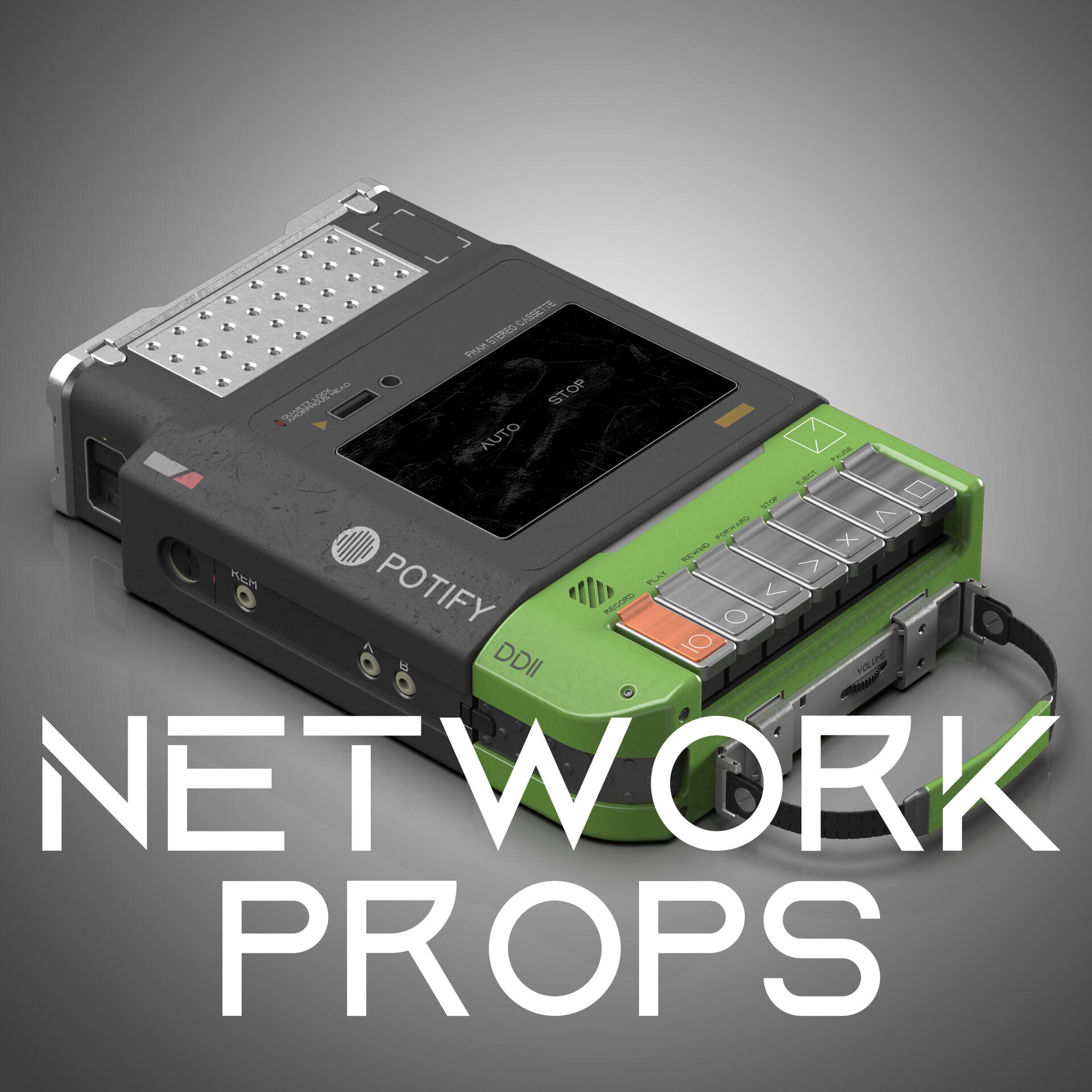 ArtStation - Network props 01_Potify