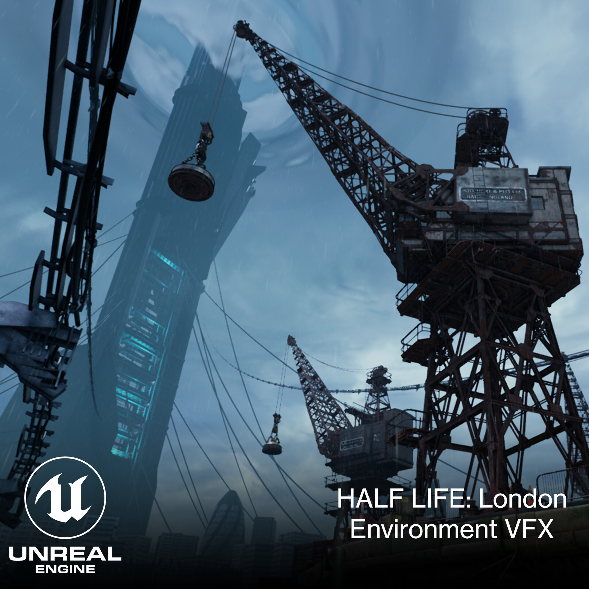 ArtStation - HALF LIFE: London - UE4 Environment Group Project - VFX