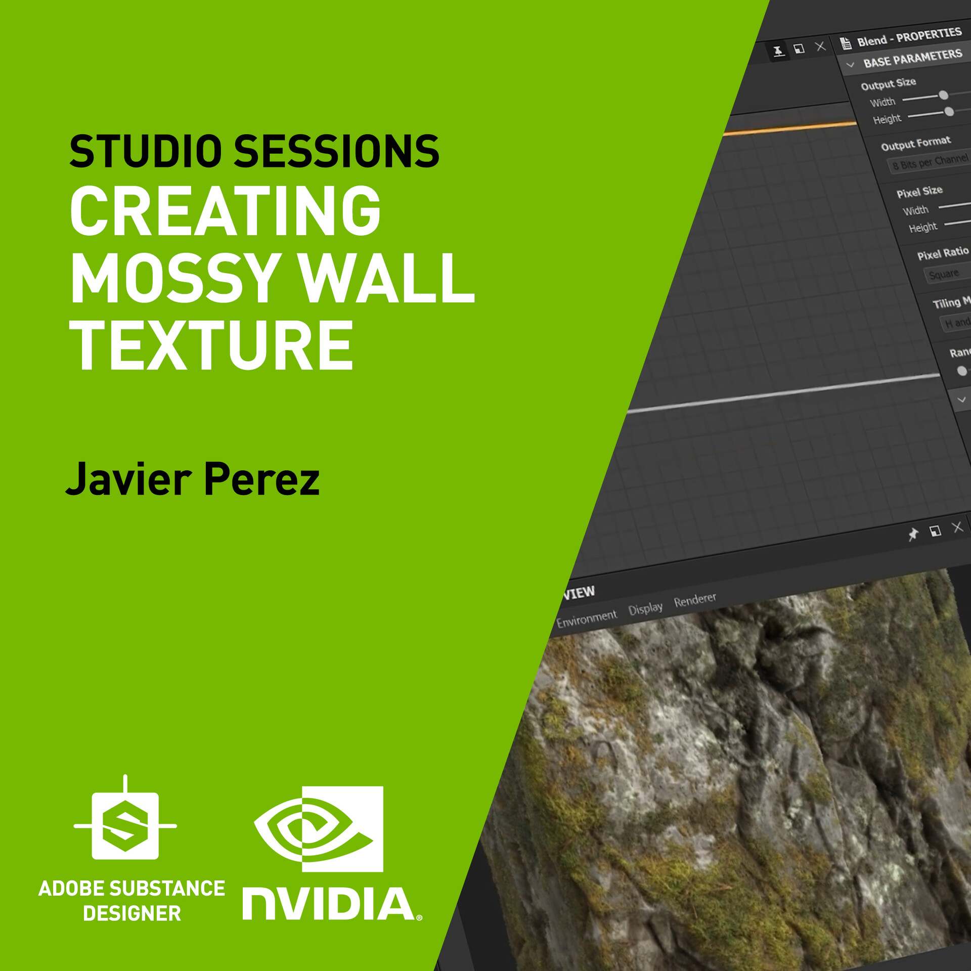 ArtStation - NVIDIA| Creating Mossy Wall Texture