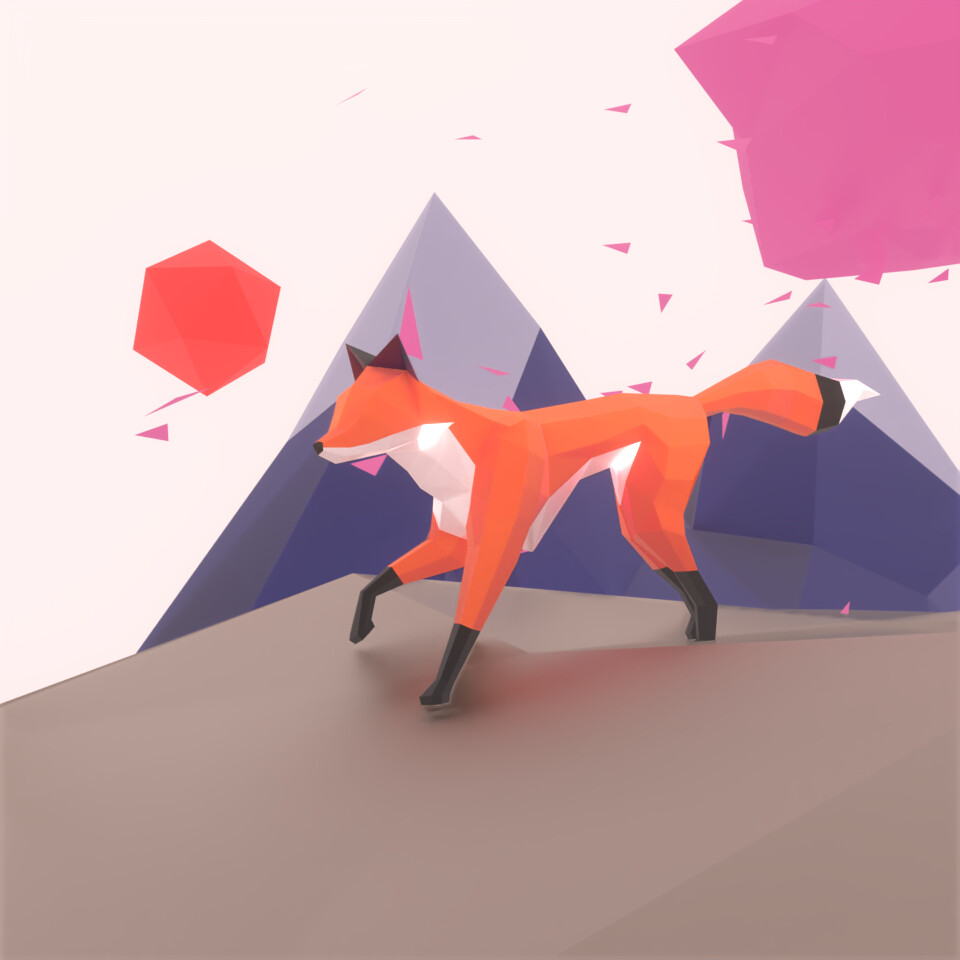 ArtStation - 3D Sketch - Fox