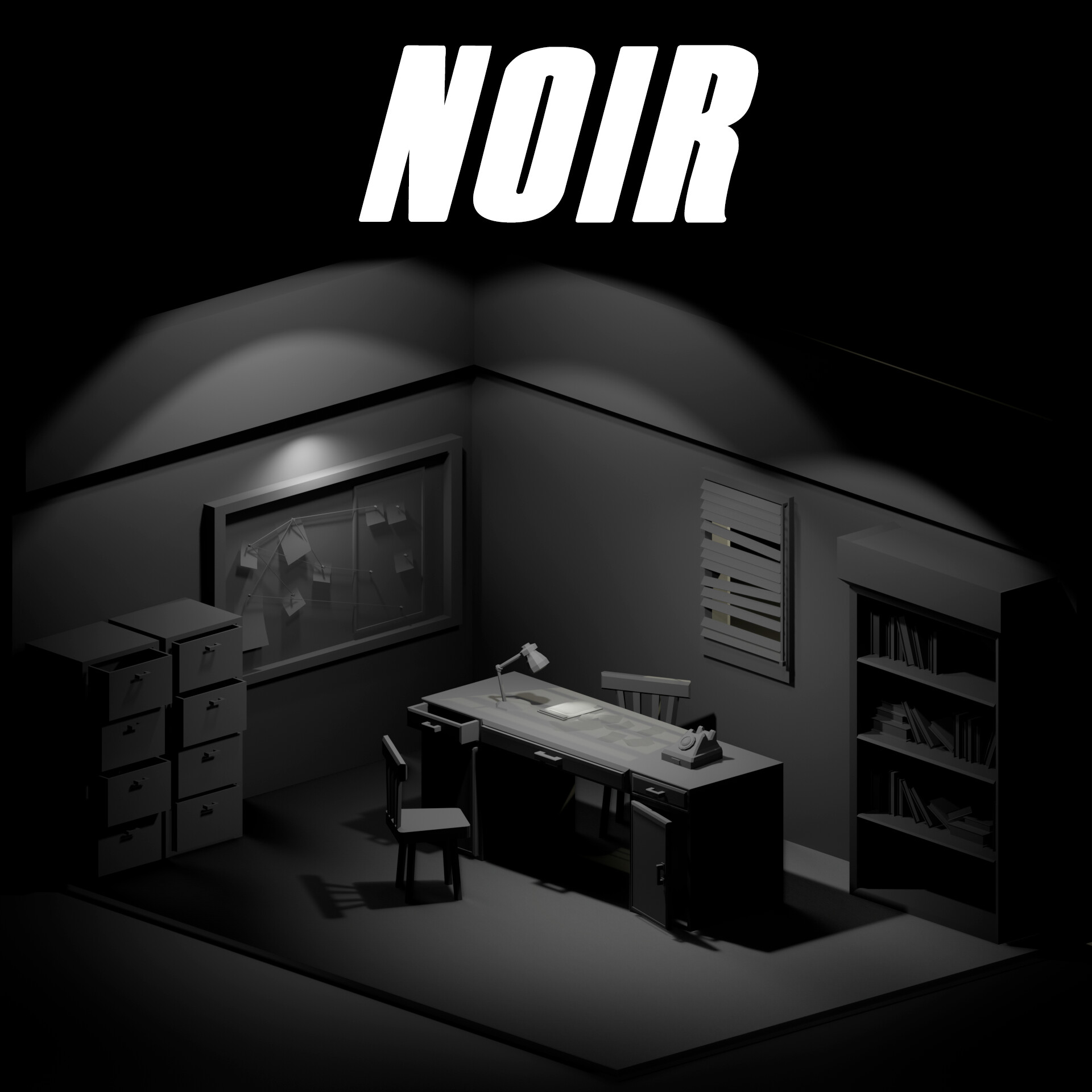 ArtStation - NOIR GAME Mobile - Office Environment