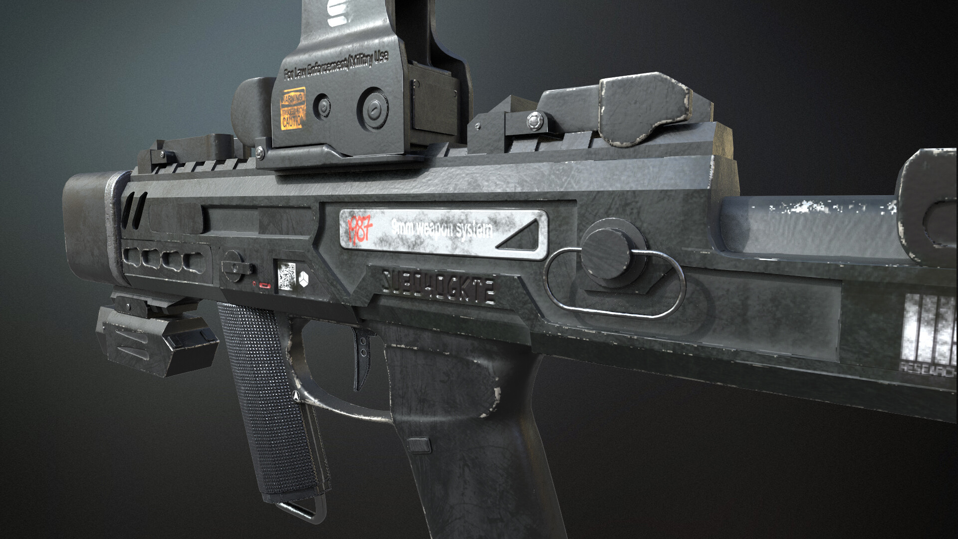 ArtStation - SMG GUN