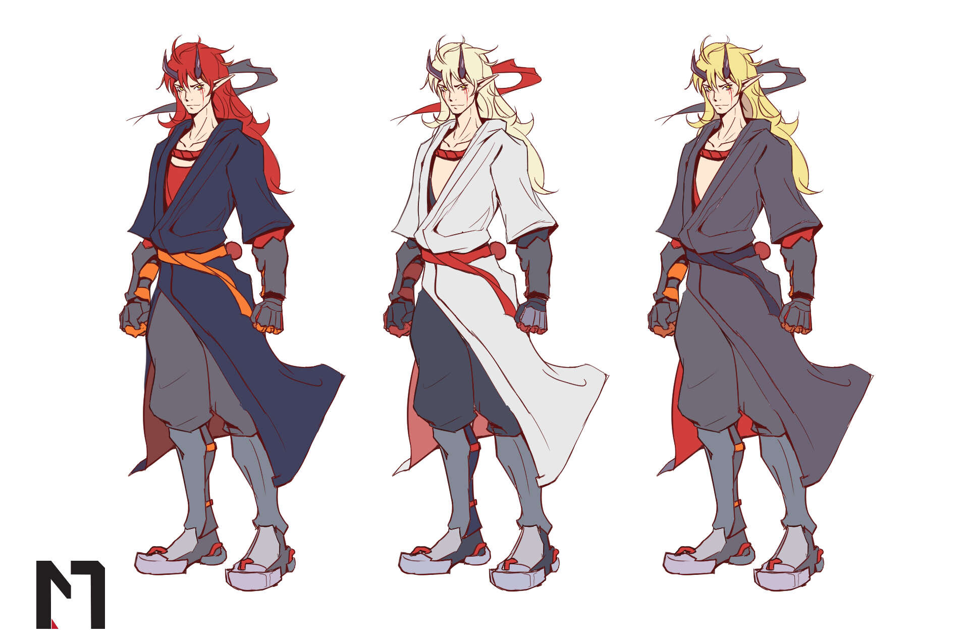 ArtStation - Oni Fighter Practice