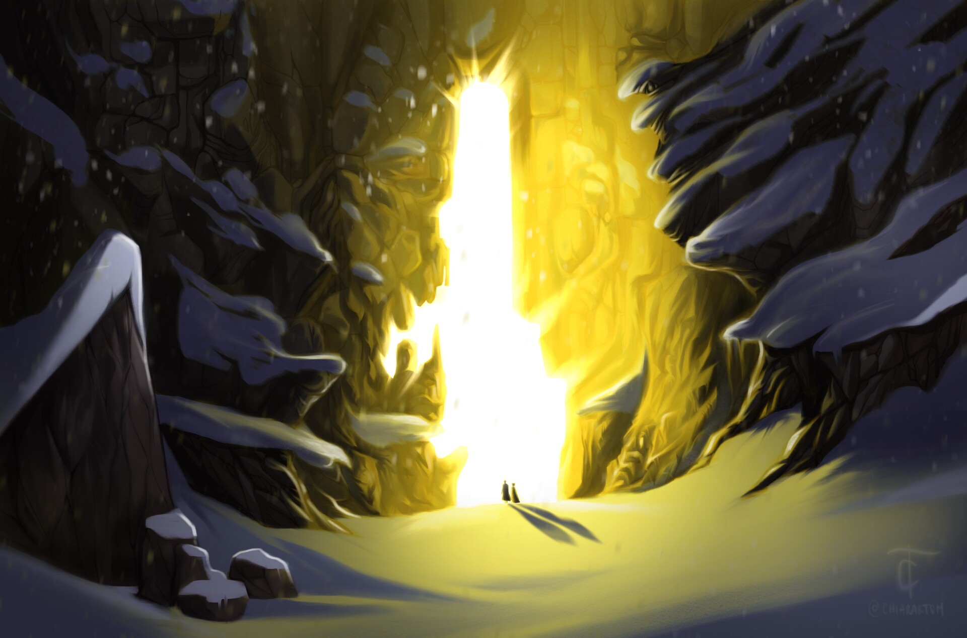 ArtStation - THE CAVE_light test