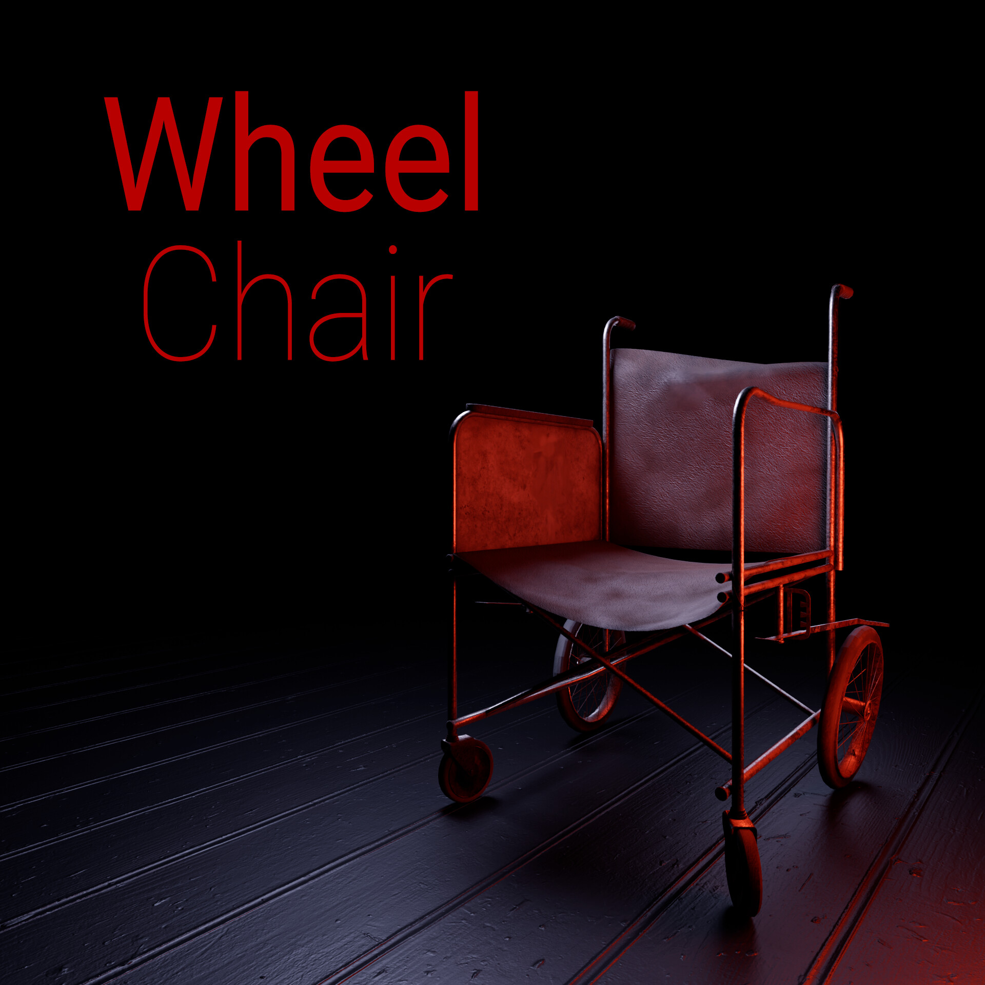 ArtStation - Whell Chair Prop - WIP