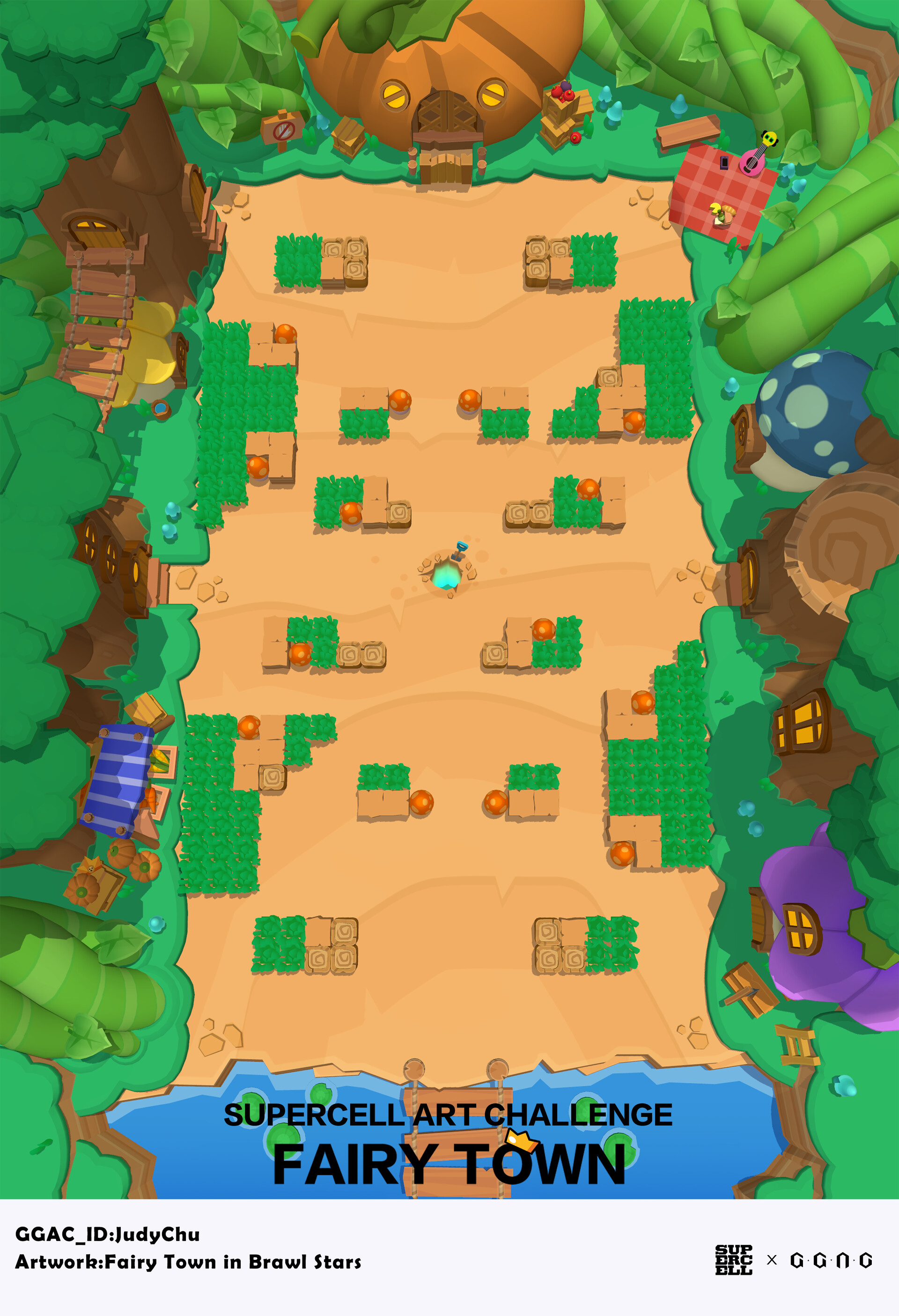 ArtStation - SUPERCELL ART CHALLENGE: Fairy Town