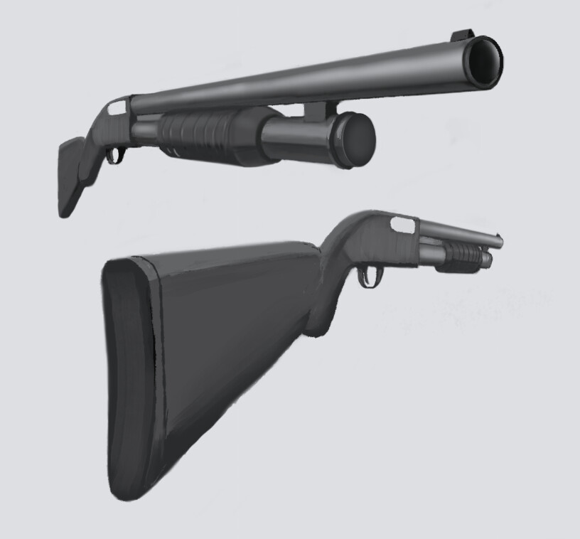 ArtStation - Shotgun Render & Callouts