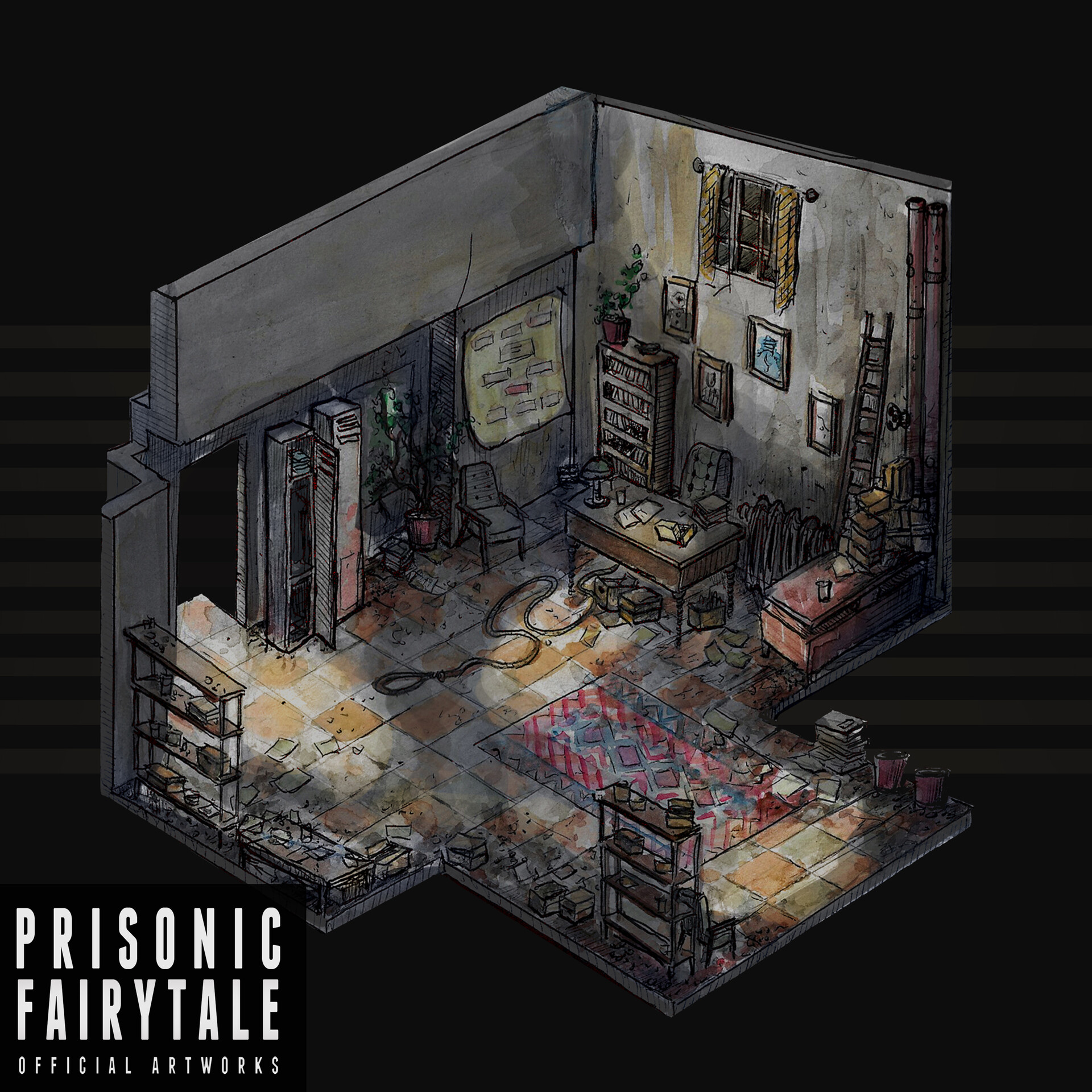 Marcin Gorycki - Isometric interior design