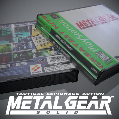 ArtStation - Metal Gear Solid PS1 Greatest Hits