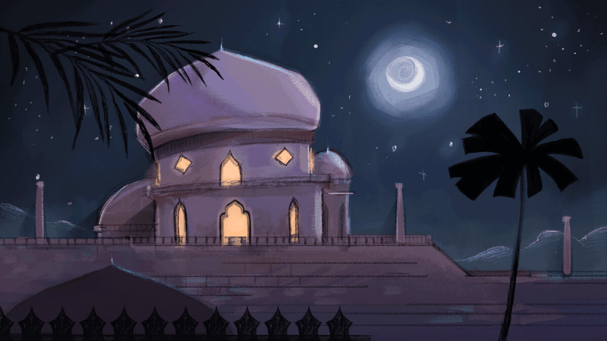 ArtStation - The moon - Animated short