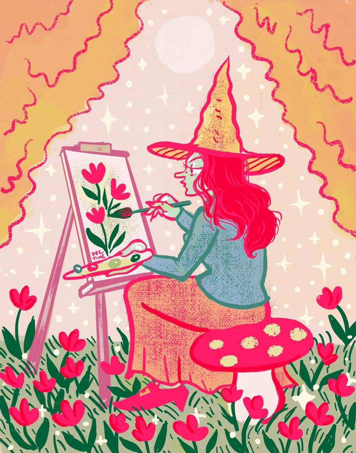 ArtStation - Red Witch