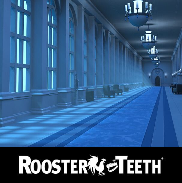 ArtStation - Schnee Manor Hallway, RWBY Lighting