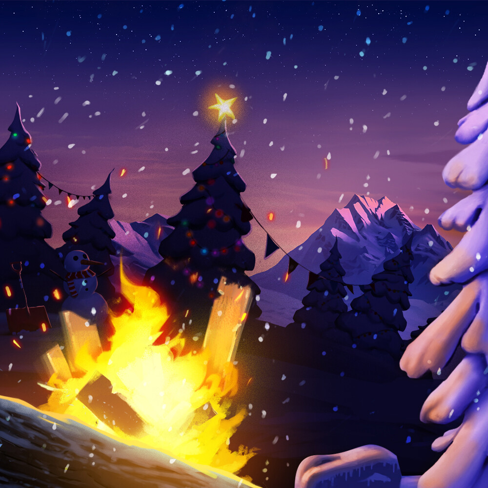 ArtStation - 2D Illustration - Winter