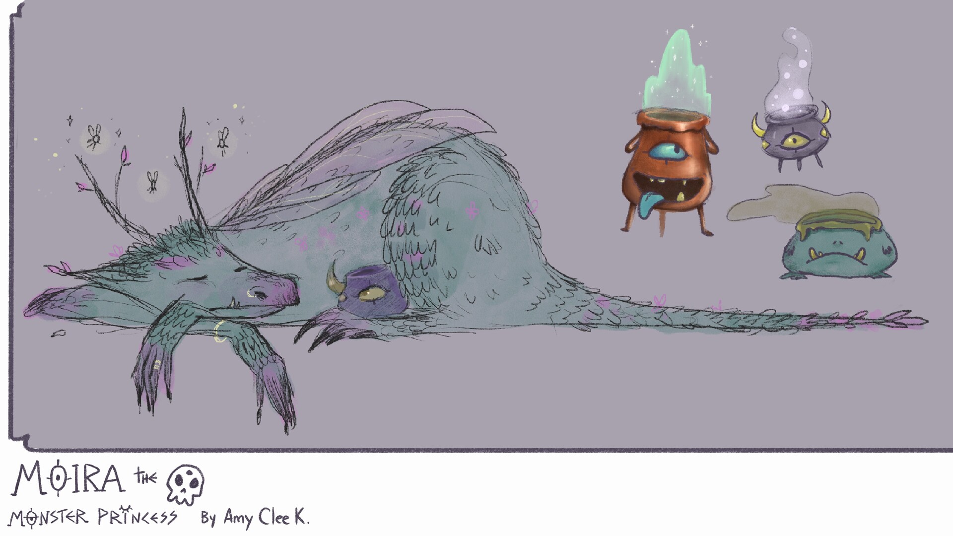 ArtStation - Moira the Monster Princess