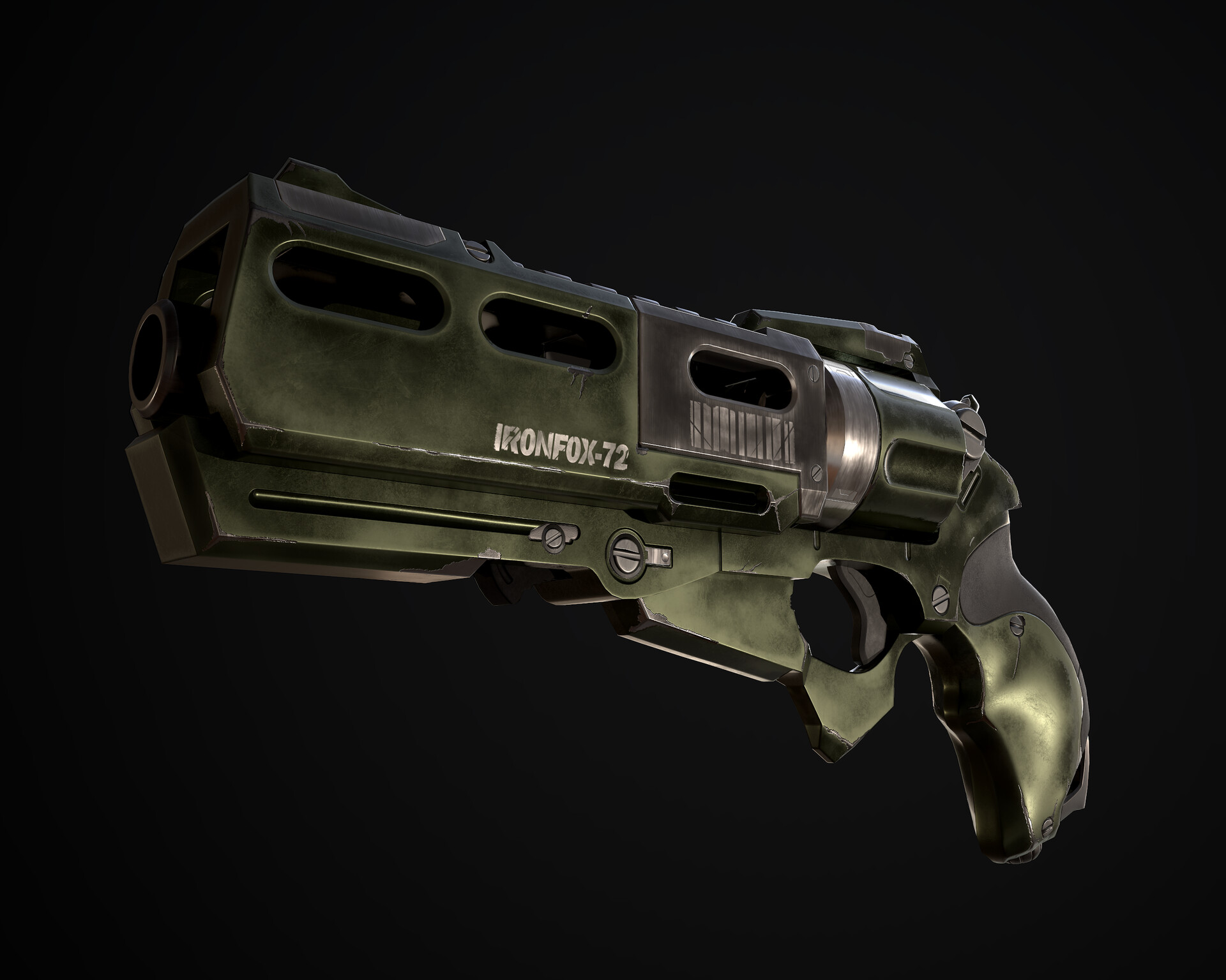 Futuristic Revolver