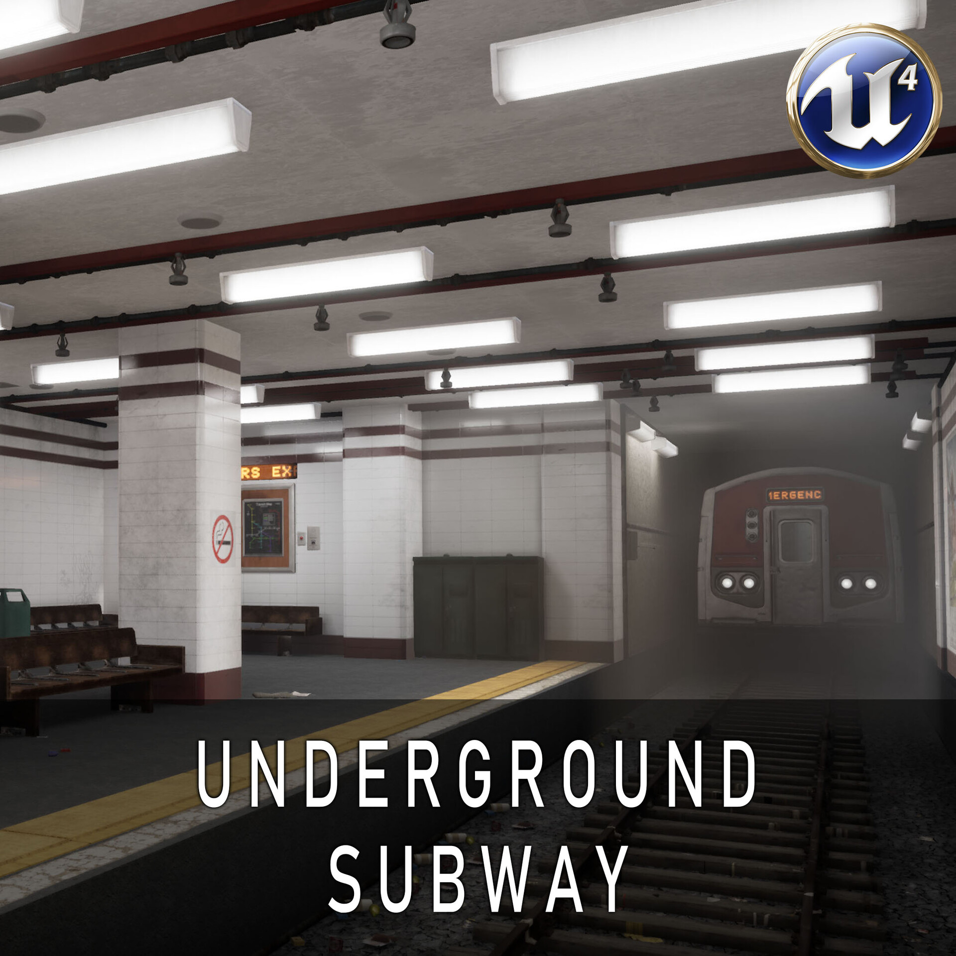 ArtStation - Underground Subway