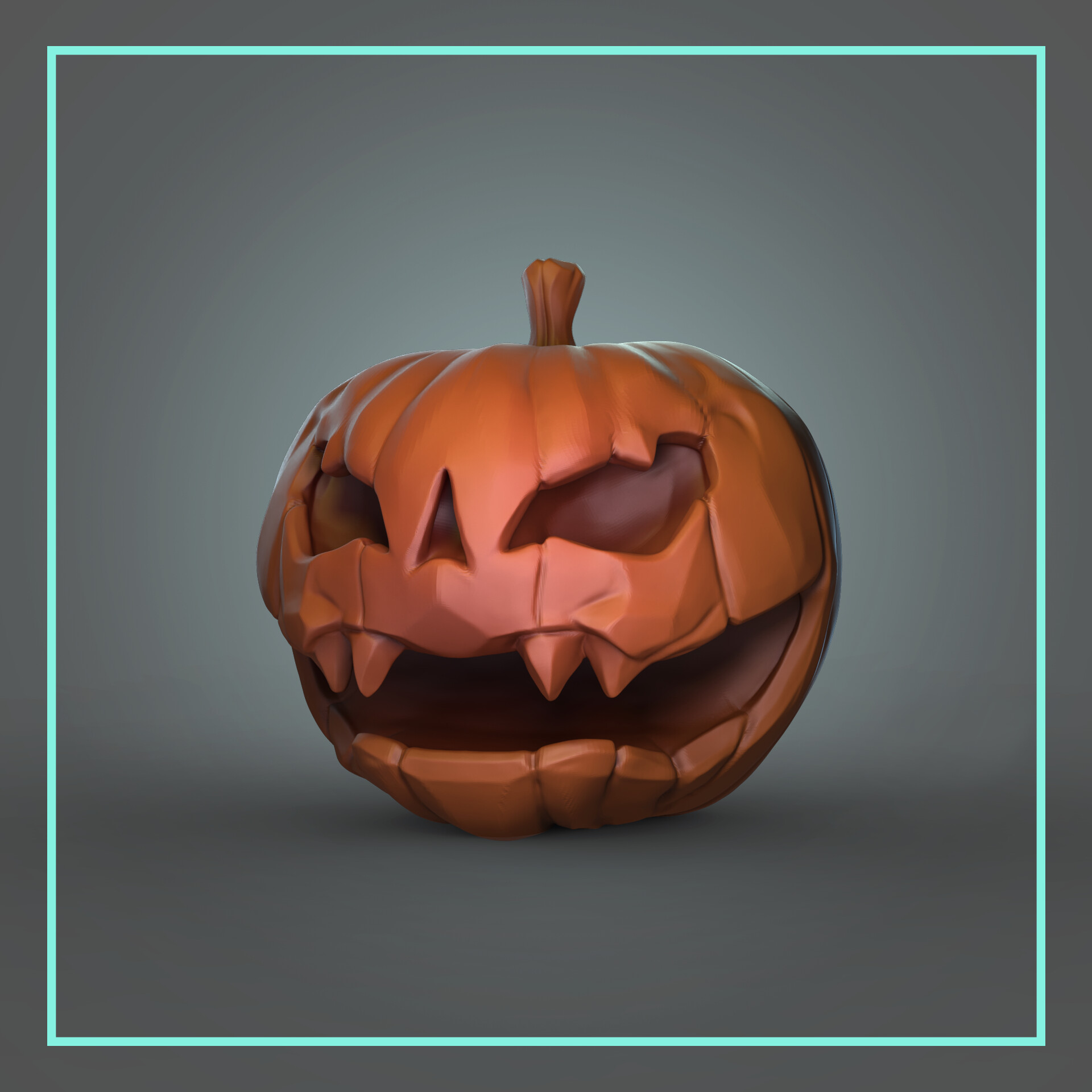ArtStation - Stylized Pumpkin