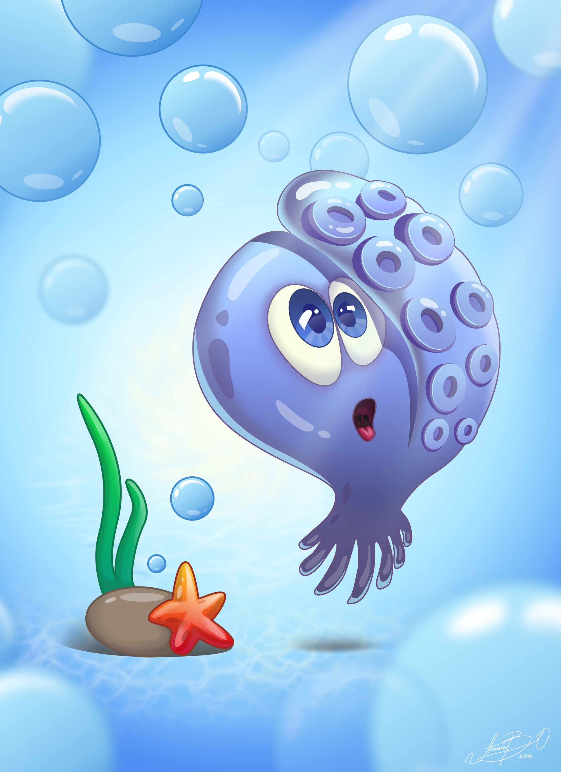 ArtStation - Octopus life