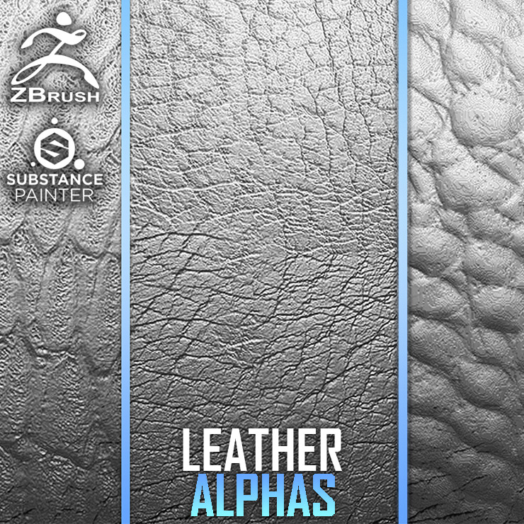 ArtStation - New product - 20 Leather Alphas Vol.4 (ZBrush, Substance, 4K)
