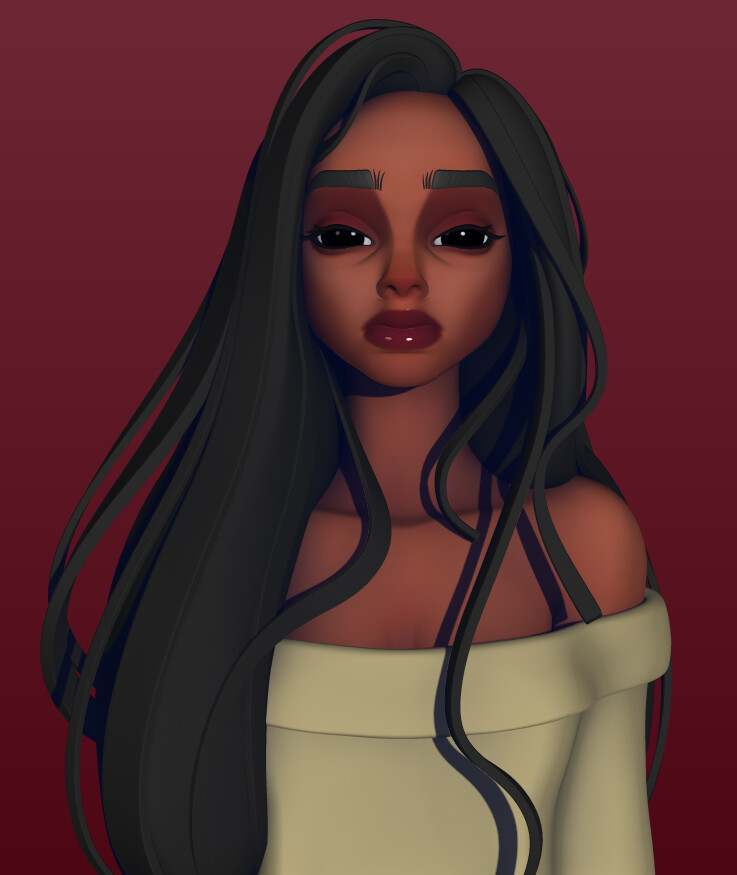 ArtStation - Stylized Girl 2