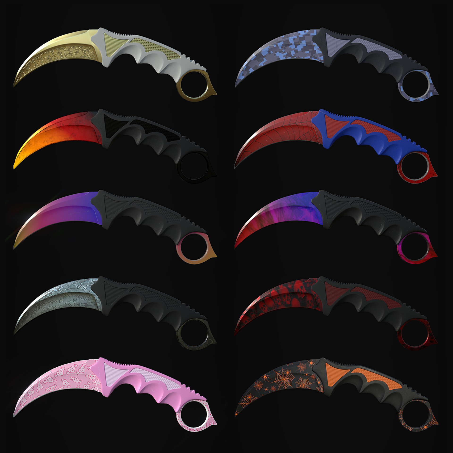 ArtStation - CS:GO Karambit Knives