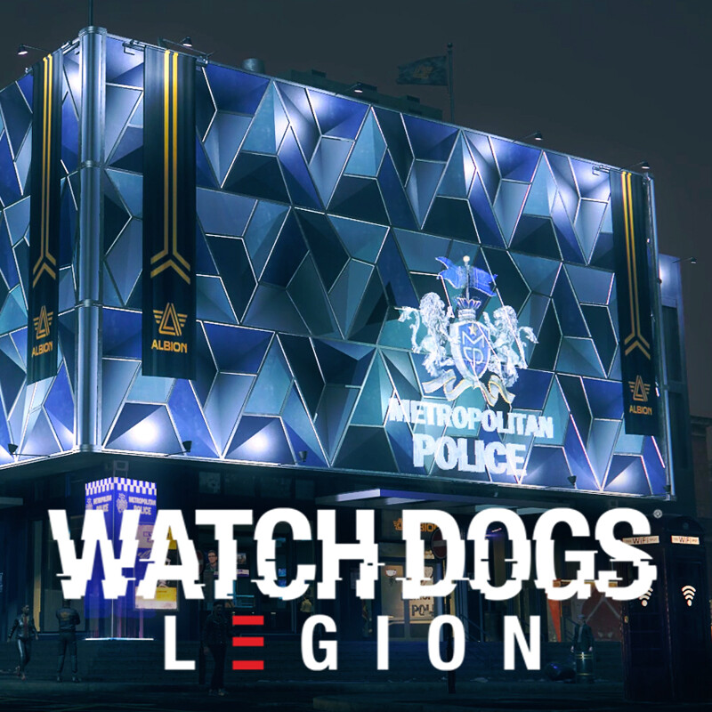 ArtStation - WATCH DOGS LEGION - Camden Police Station