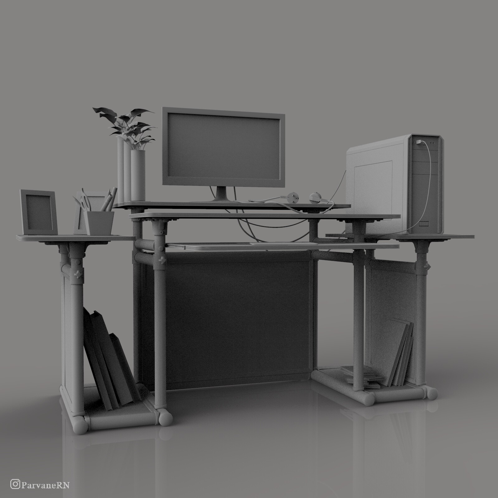 ArtStation - My desk work