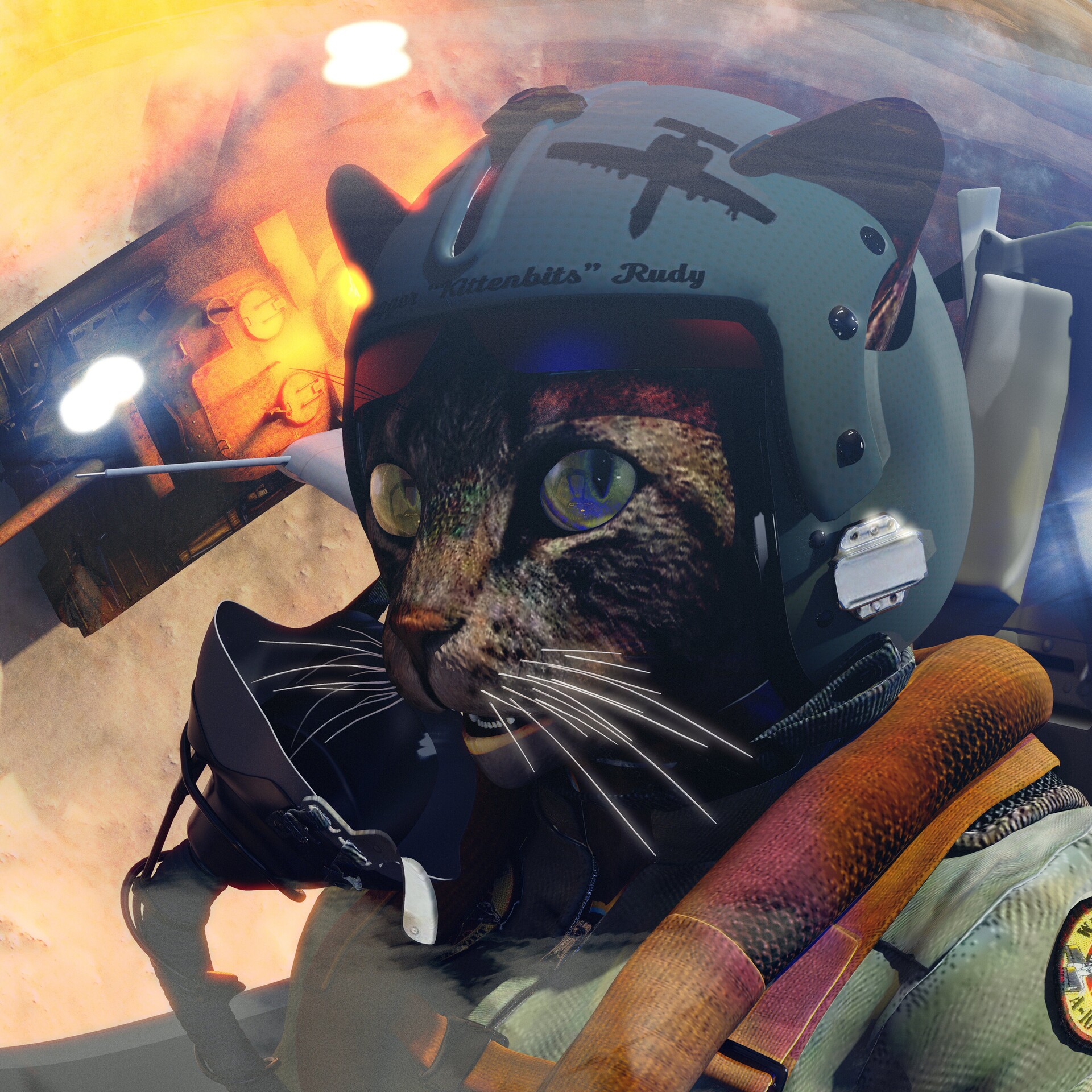 ArtStation - Cat Pilot