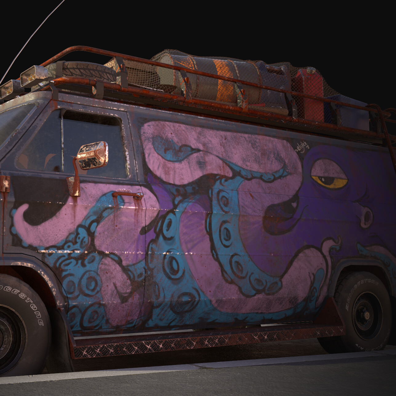 ArtStation - Filthy van