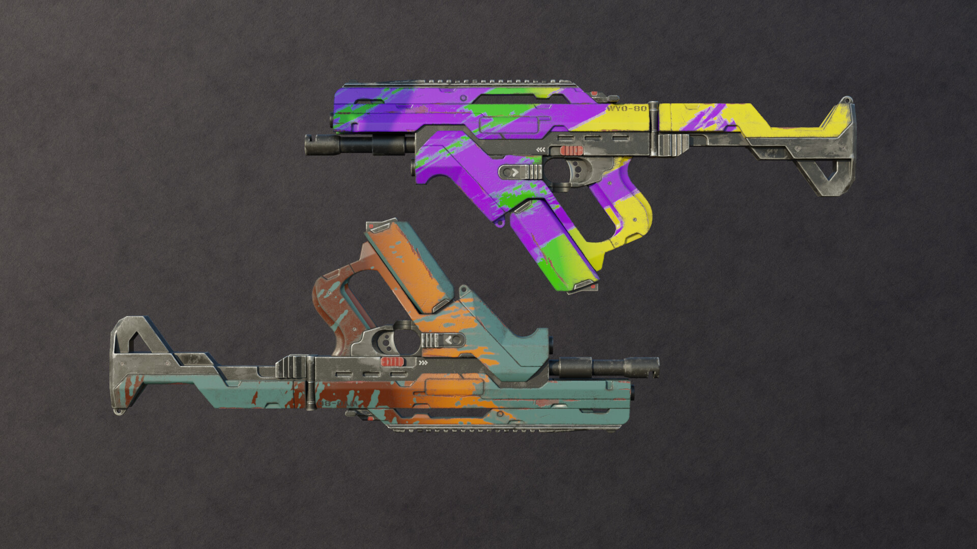 ArtStation - SMG Gun