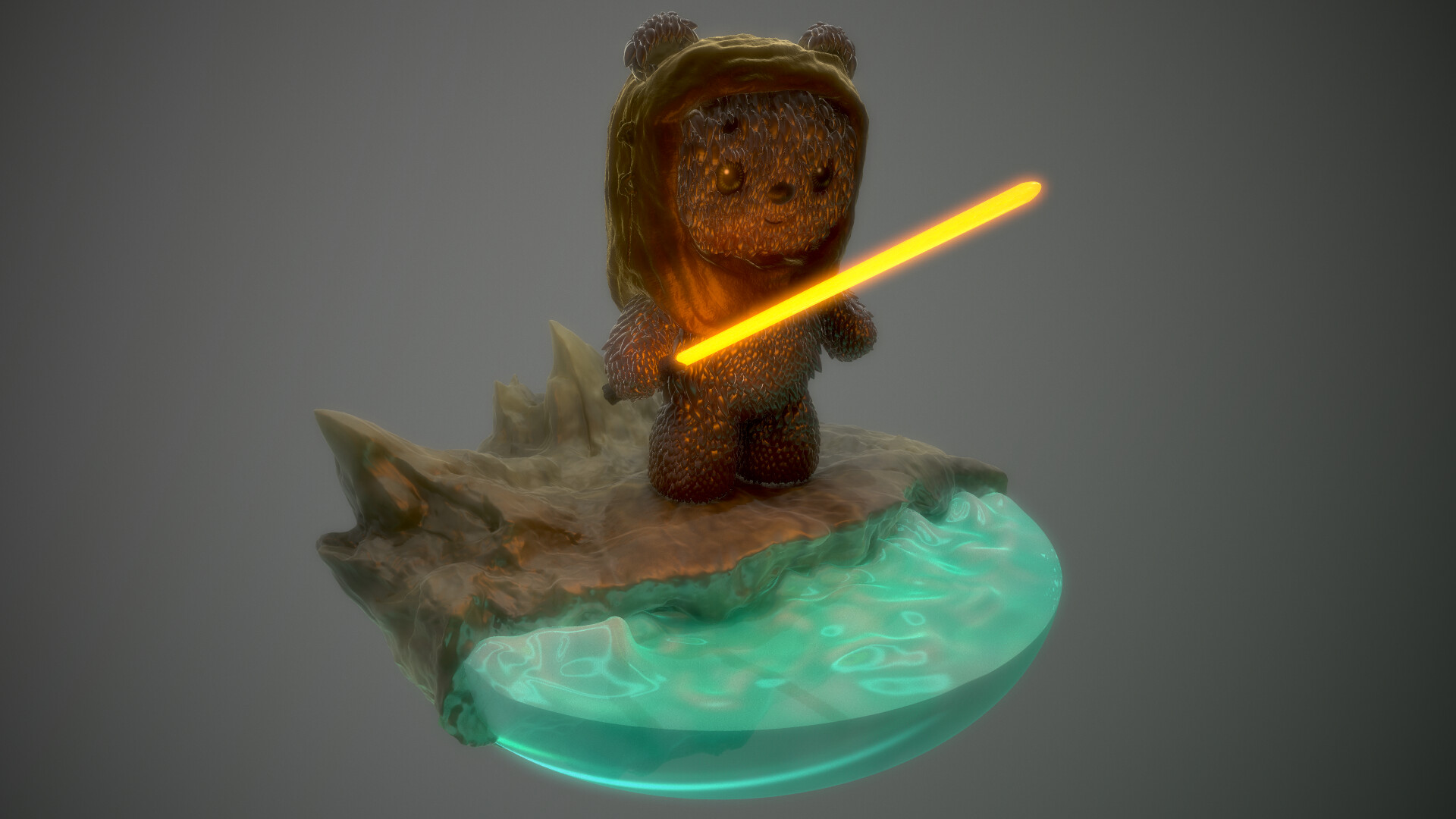 ArtStation - Ewok Jedi