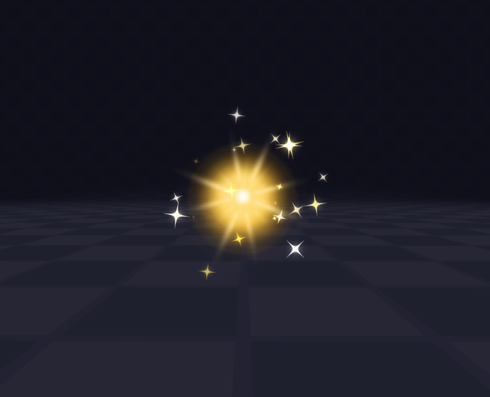 ArtStation - UI Spark Puff Effect