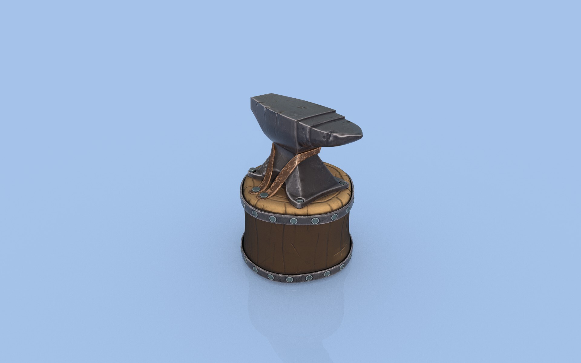 ArtStation - Stylized Anvil Game Asset