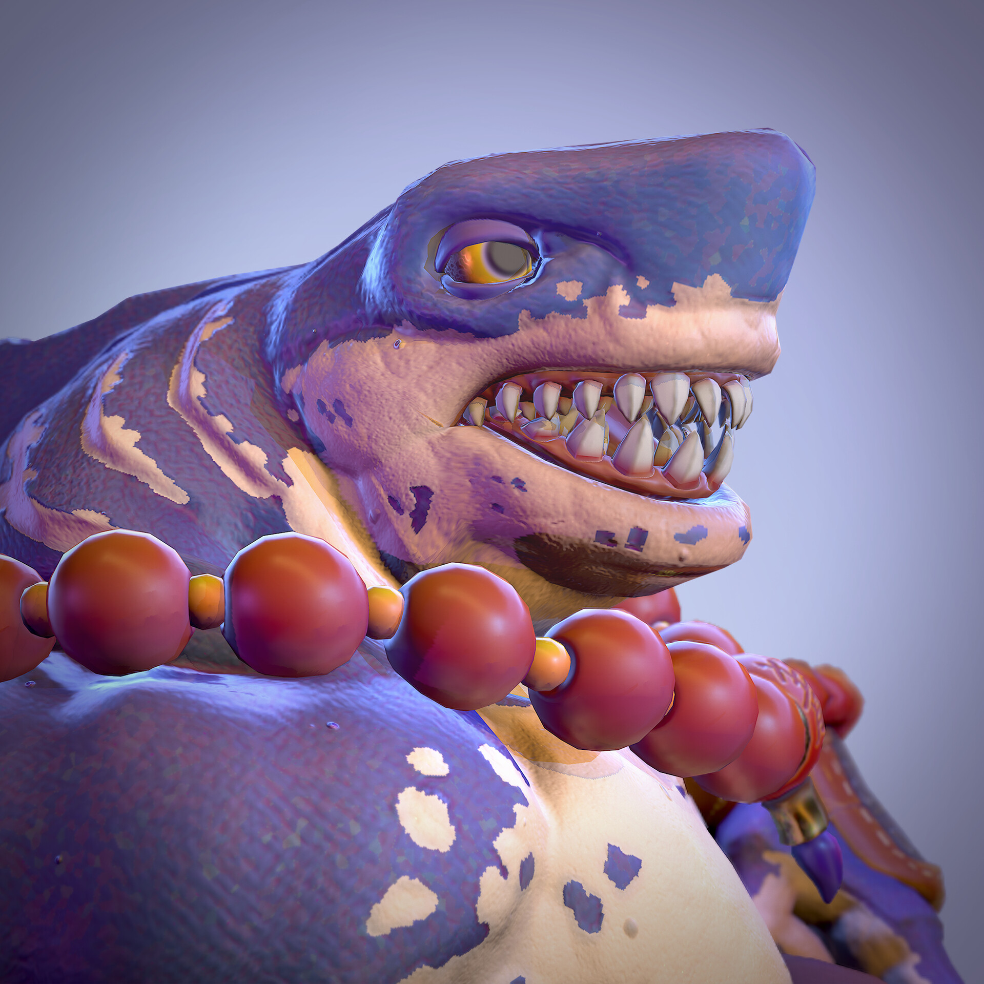 ArtStation - Stylized Shark MONK