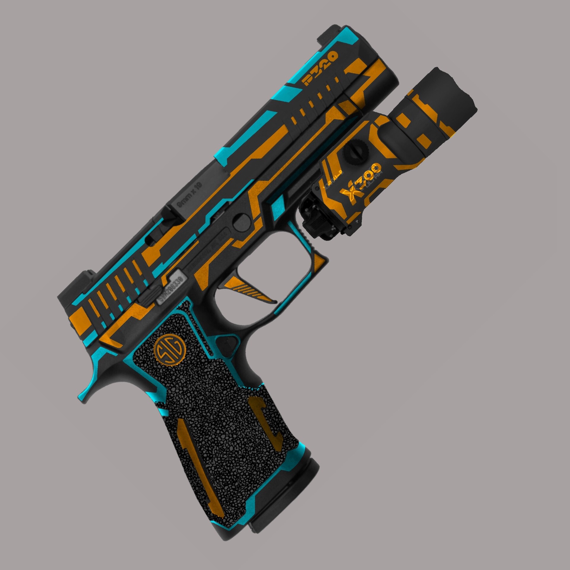 ArtStation - Tron Themed P320 RX