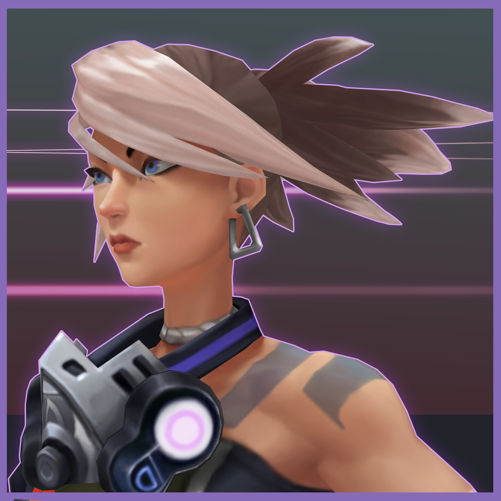 ArtStation - True Damage Akali (texture)