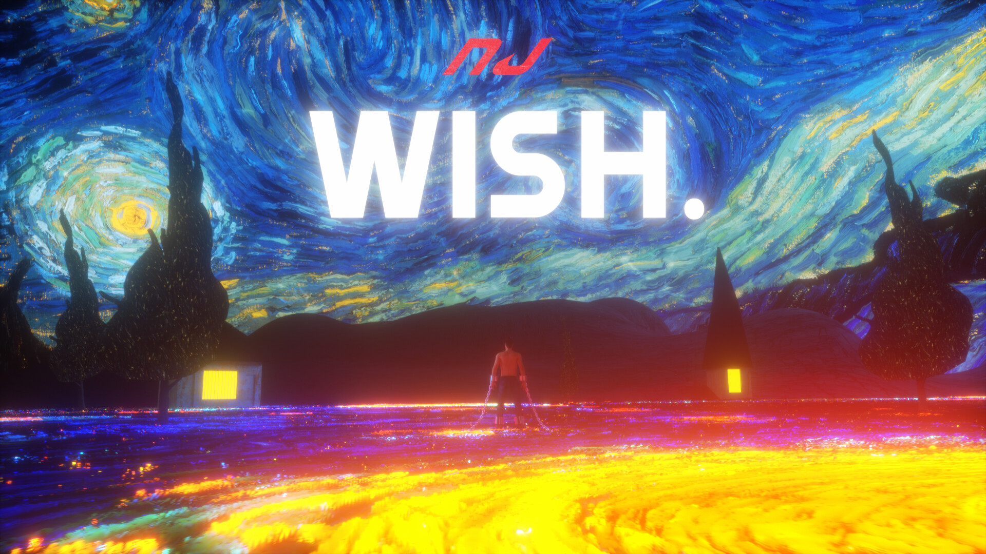 ArtStation - 3D/CGI ANIMATED VISUALIZER FOR TRACK “WISH” BY NJ