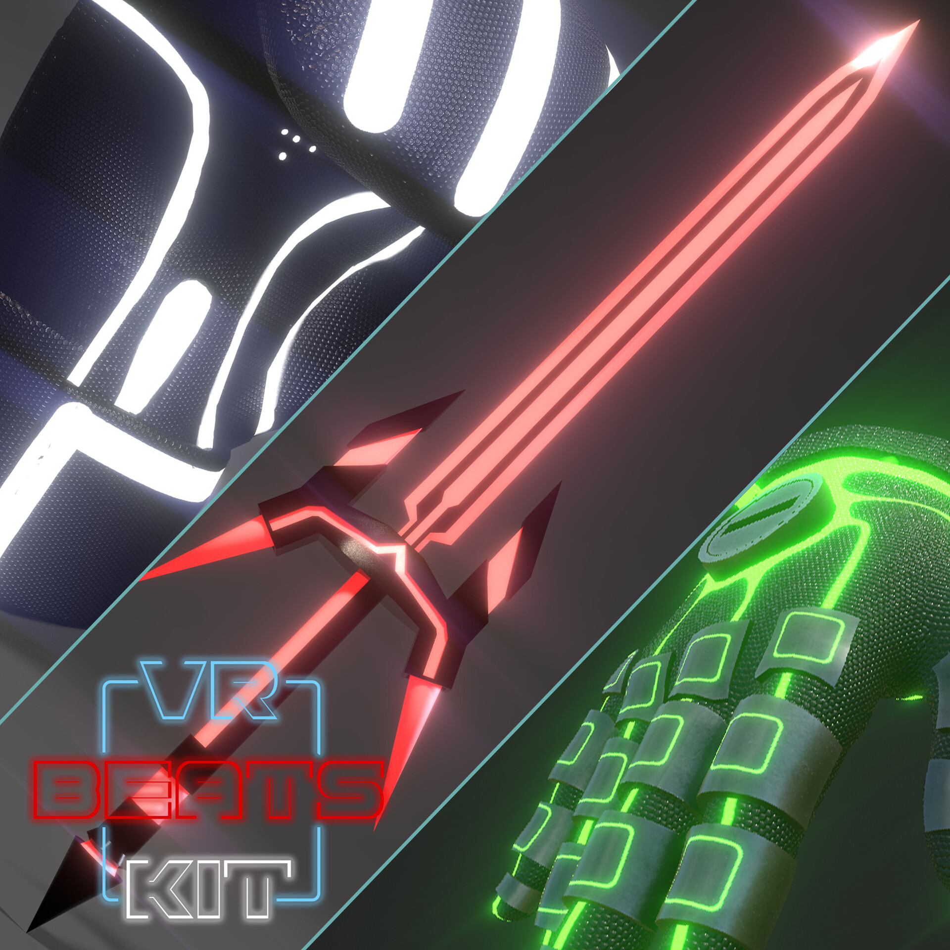 ArtStation - VR Beats Kit Asset - Low Poly Models