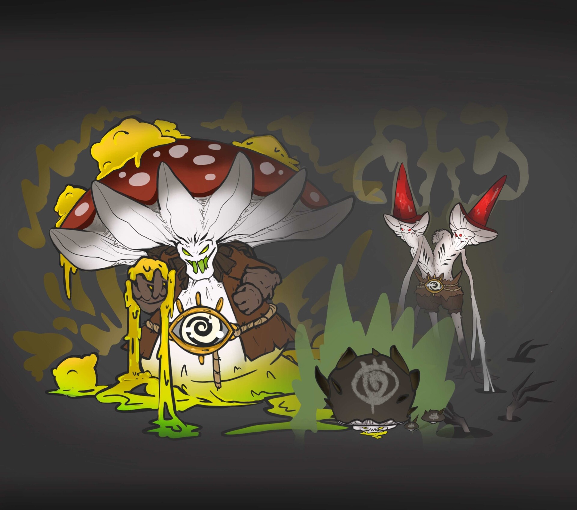 Daria Rulenkova - Mushroom monsters