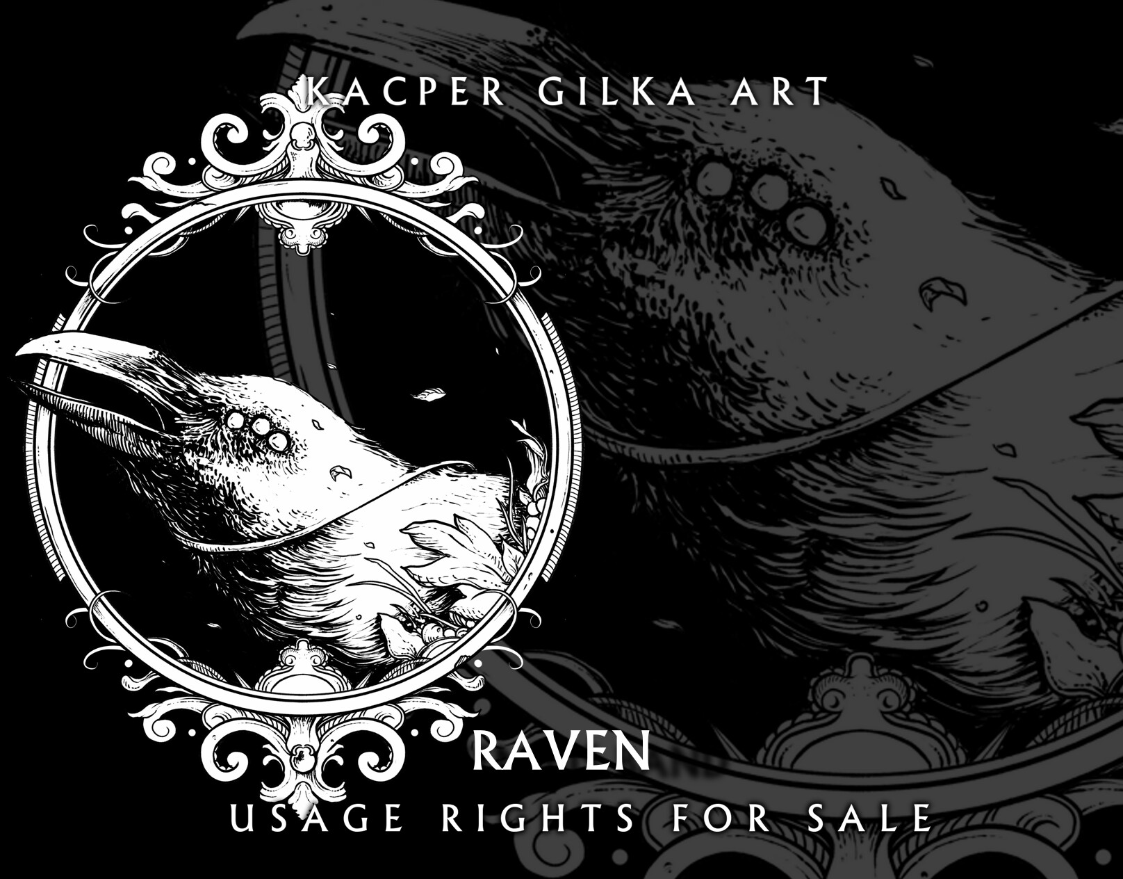 Kacper Gilka - Raven - Artwork For Sale