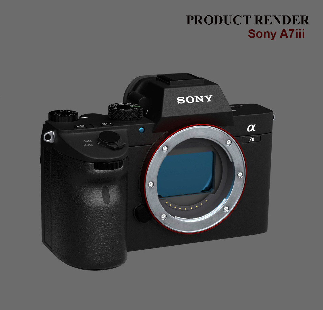 ArtStation - Sony A7iii 3D Render