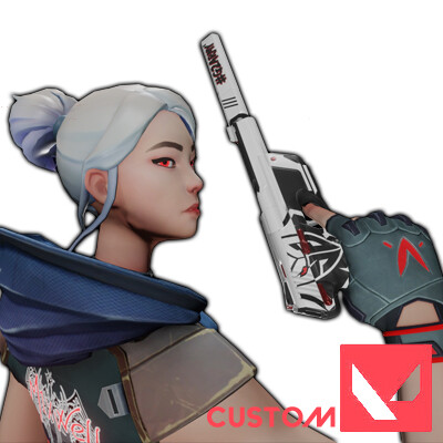 ArtStation - Valorant Jett - G2 eSport Custom character Skin
